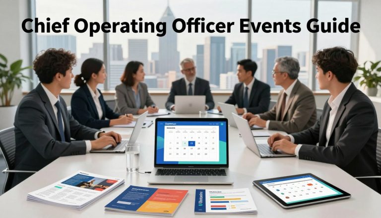 The Ultimate Chief Operating Officer Events Guide