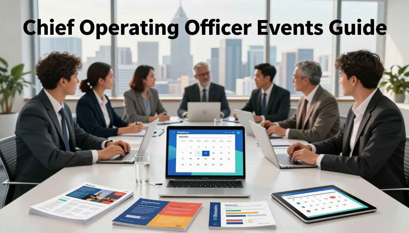 The Ultimate Chief Operating Officer Events Guide